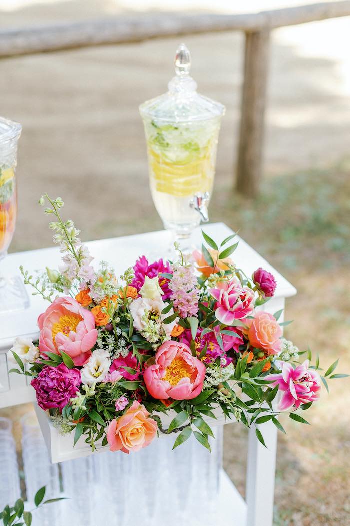 Kara's Party Ideas Spring Garden 1st Birthday | Kara's Party Ideas