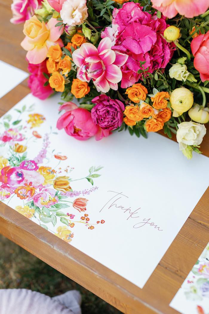 Kara's Party Ideas Spring Garden 1st Birthday | Kara's Party Ideas