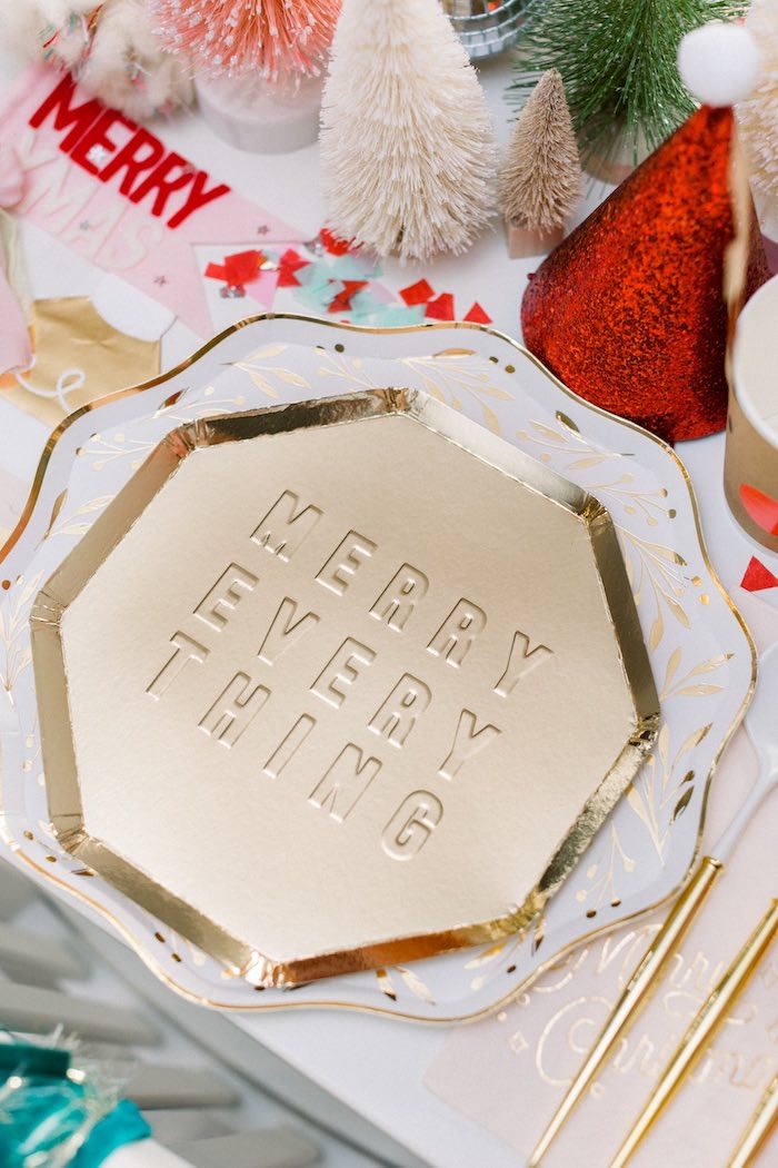 Kara's Party Ideas Merry & Bright Christmas Party | Kara's Party Ideas