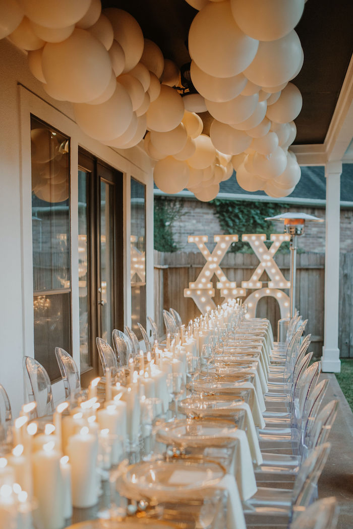 Kara's Party Ideas Modern Happily ever after wedding | Kara's Party Ideas