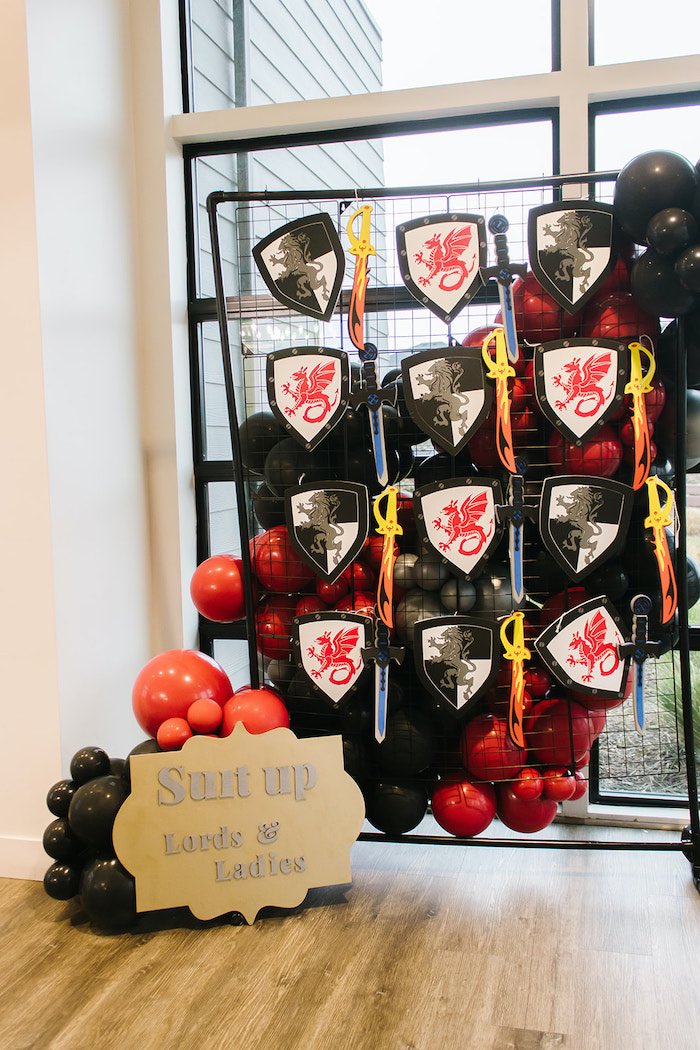 Kara's Party Ideas Knight in shining armor party | Kara's Party Ideas