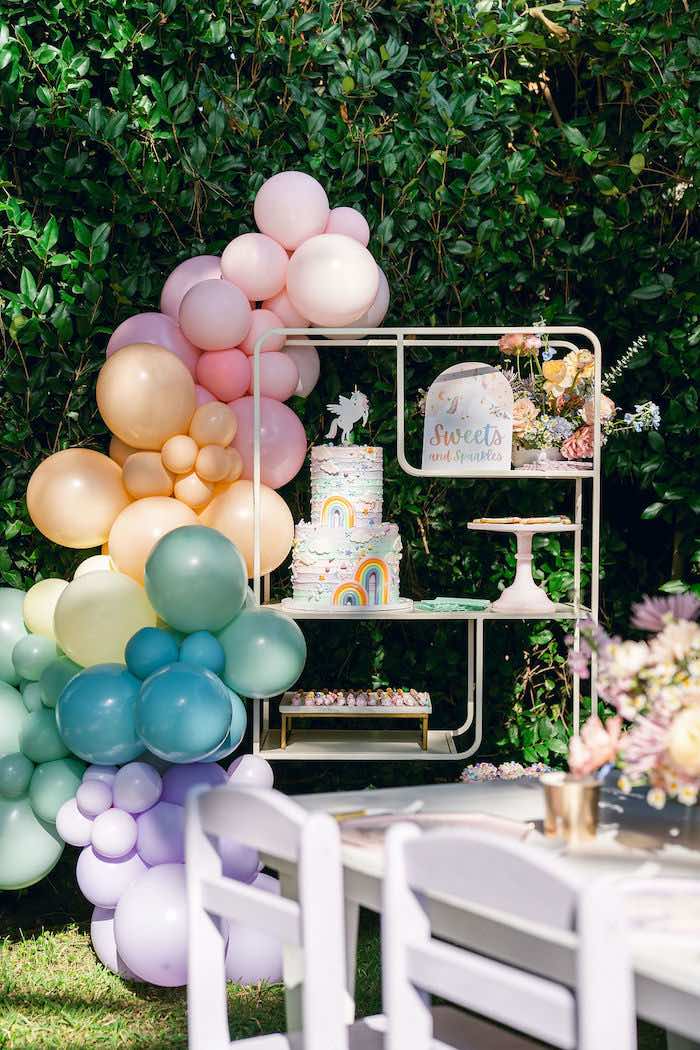 Kara's Party Ideas Pegacorn Flying Unicorn Party | Kara's Party Ideas