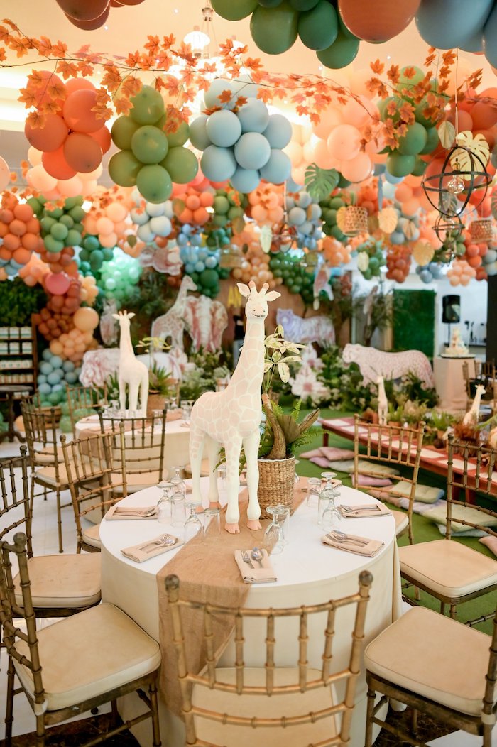 Kara's Party Ideas Two Years of Joy Jungle Party | Kara's Party Ideas