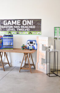 Kara's Party Ideas Gaming Themed 12th Birthday Party- Boy Video Game ...
