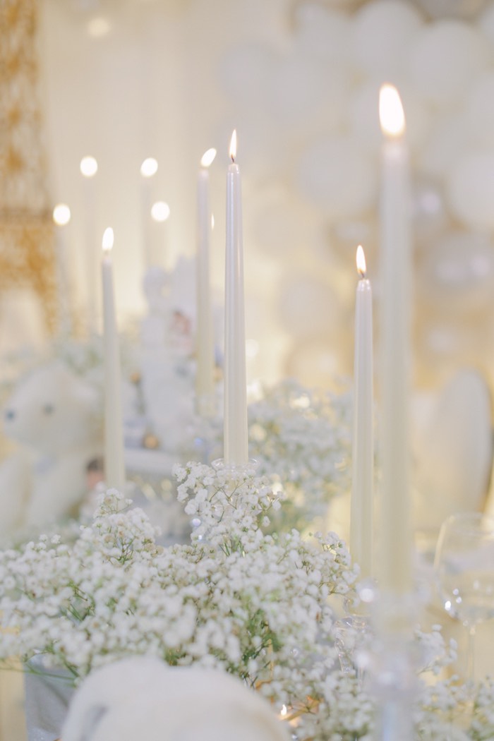 Kara's Party Ideas Dreamy White Parisian Christening Party | Kara's ...