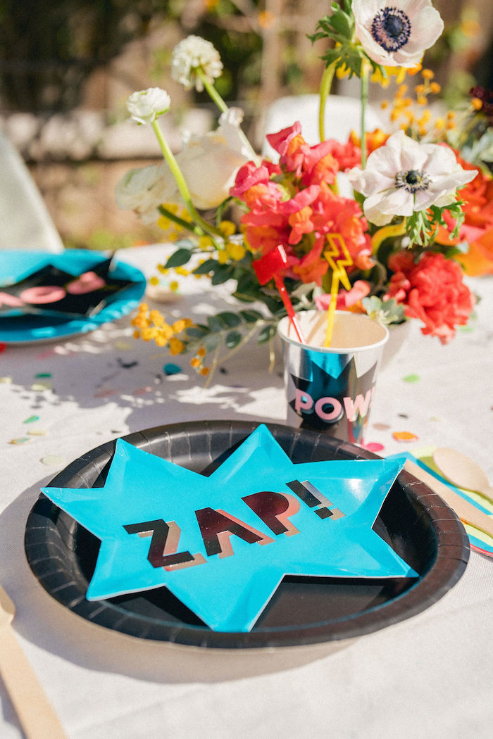 Kara's Party Ideas Blake's Super Hero Party | Kara's Party Ideas