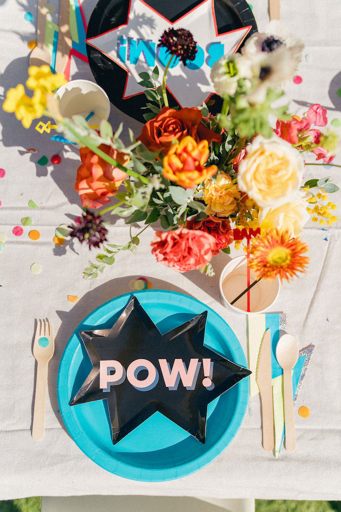 Kara's Party Ideas Blake's Super Hero Party | Kara's Party Ideas