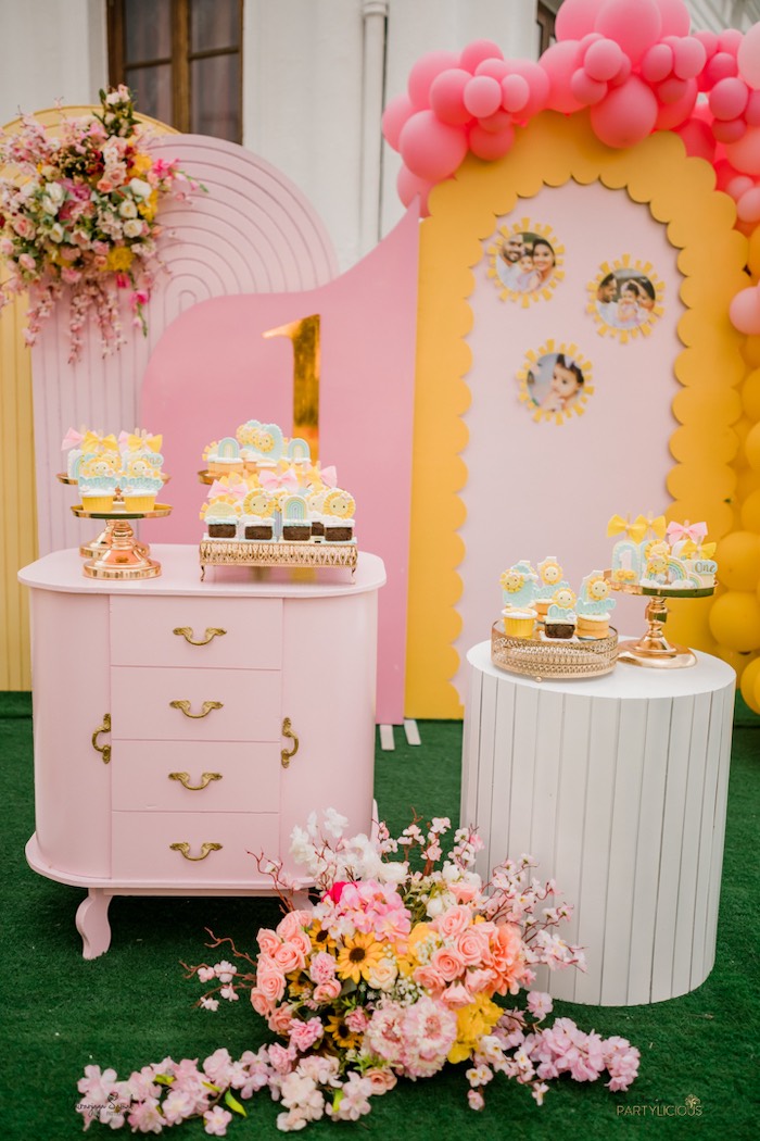 Kara's Party Ideas Little Sunshine Birthday Party | Kara's Party Ideas