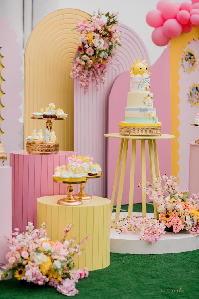 Kara's Party Ideas Little Sunshine Birthday Party | Kara's Party Ideas