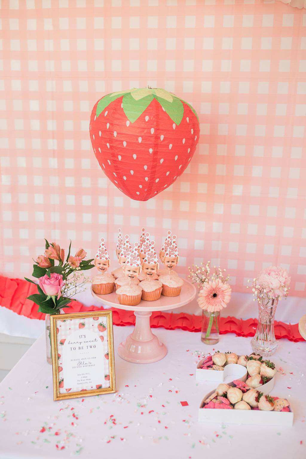 Kara's Party Ideas Berry Sweet to be Two! | Kara's Party Ideas