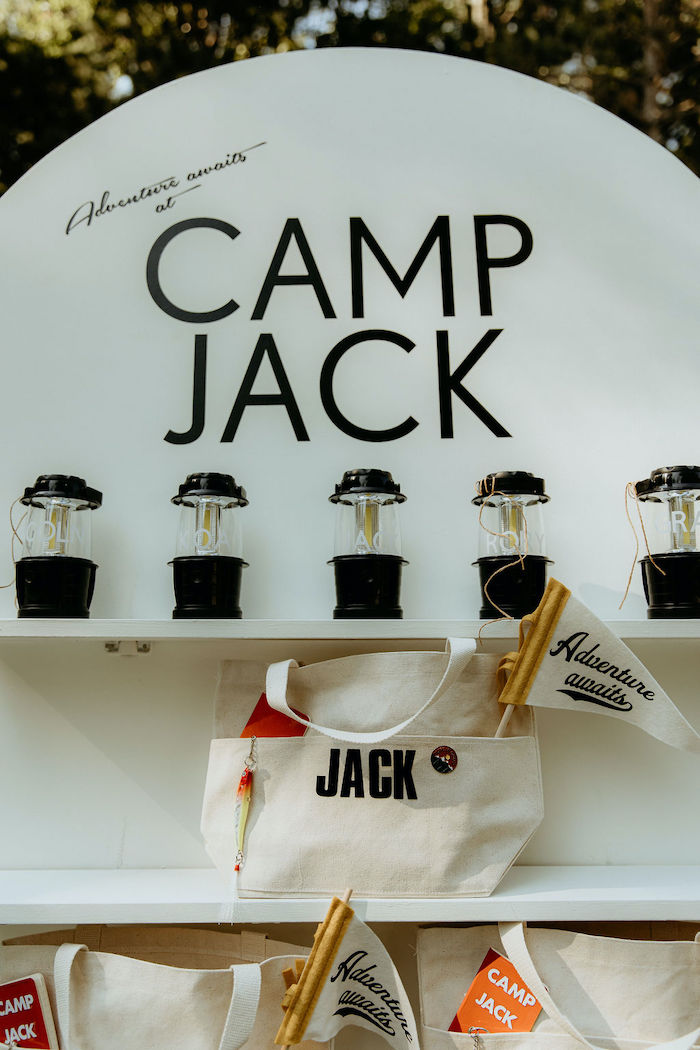 Kara's Party Ideas Camp Jack Neutral Colors Camping Party | Kara's ...