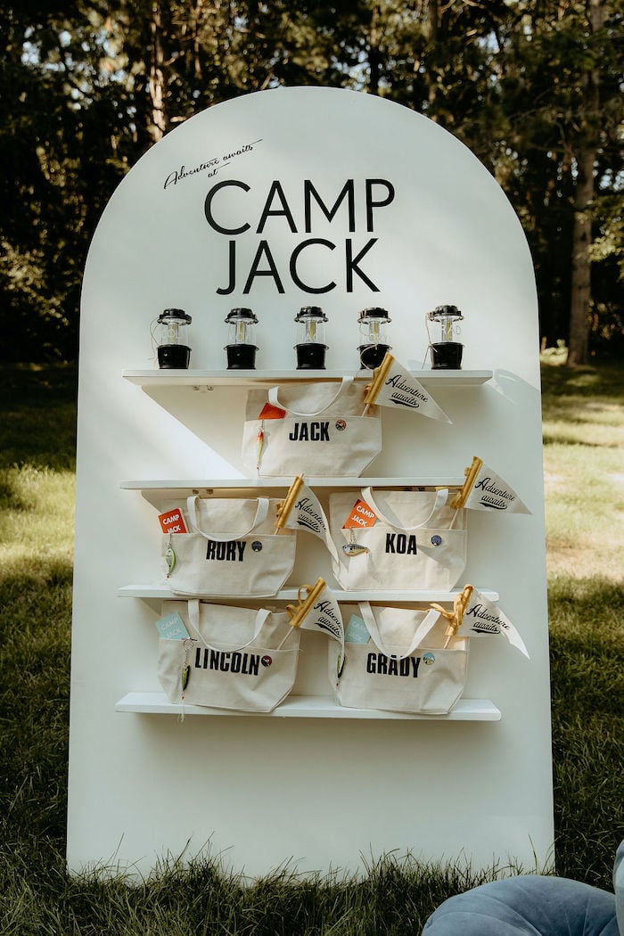 Kara's Party Ideas Camp Jack Neutral Colors Camping Party | Kara's ...