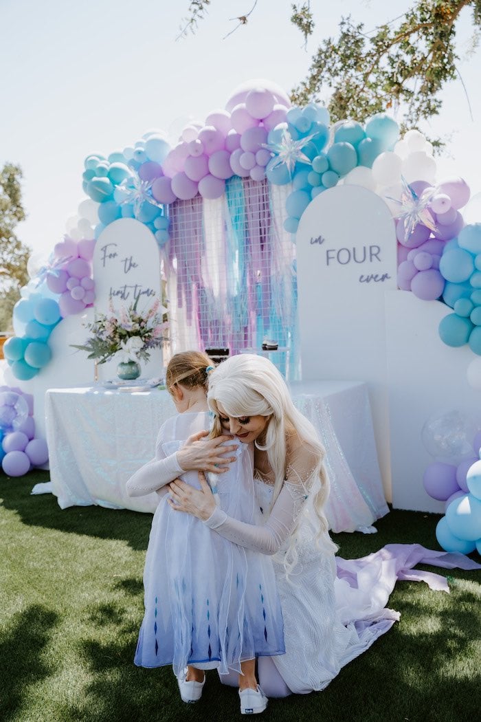 Kara's Party Ideas For the First Time in Four Ever Frozen Party | Kara ...