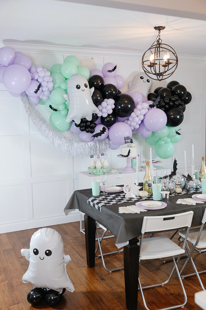Kara's Party Ideas A Little Boo is Almost Due Halloween Baby Shower ...