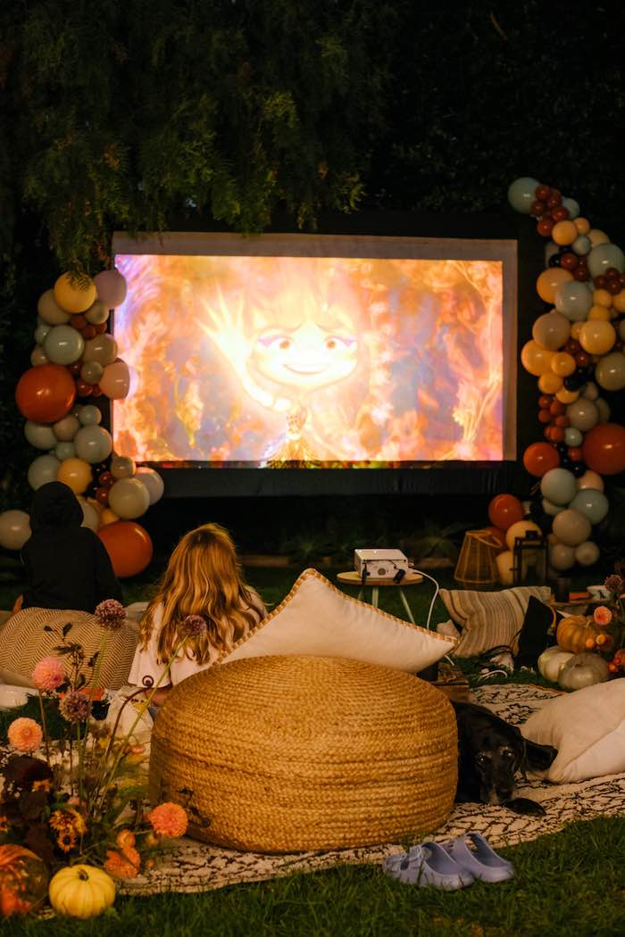 Kara's Party Ideas Movie Night Halloween Party | Kara's Party Ideas