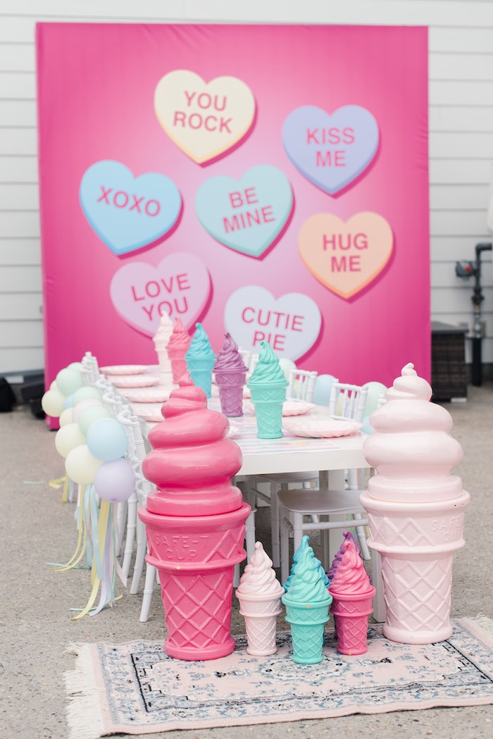 Kara's Party Ideas Pastel Candyland Twin Birthday Party | Kara's Party ...