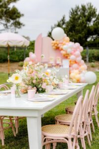 Kara's Party Ideas Pretty Pink Party at the Park | Kara's Party Ideas