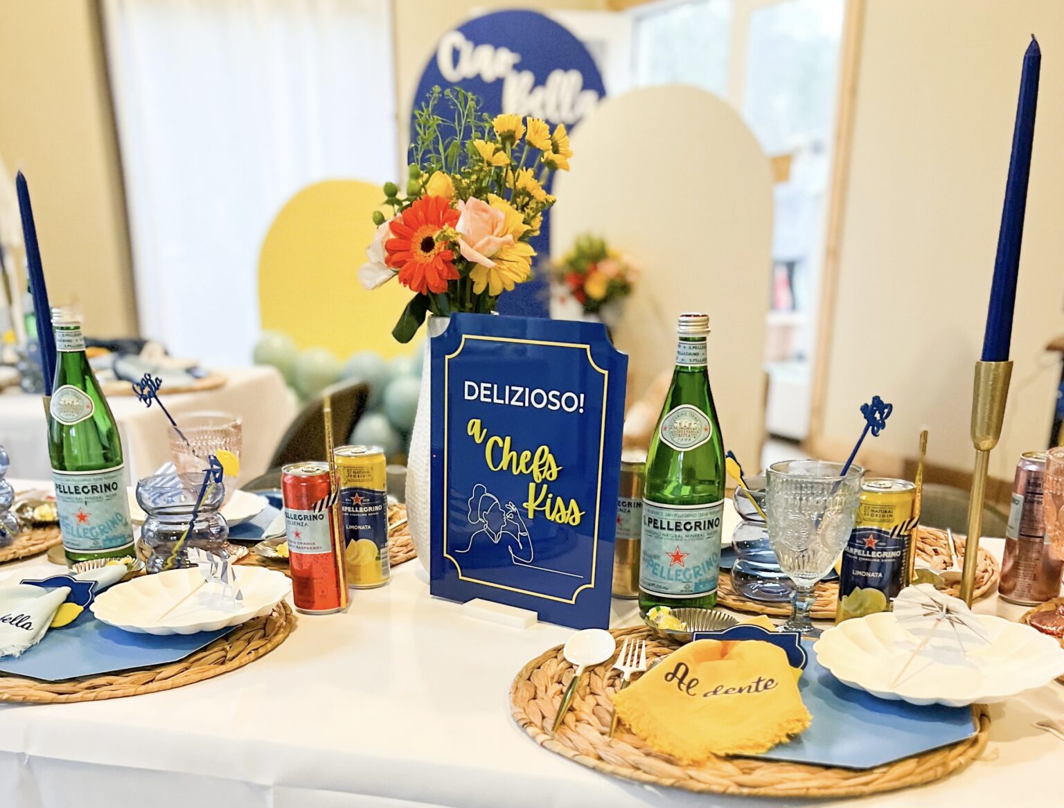 Kara's Party Ideas Ciao Bella Italian Party | Kara's Party Ideas
