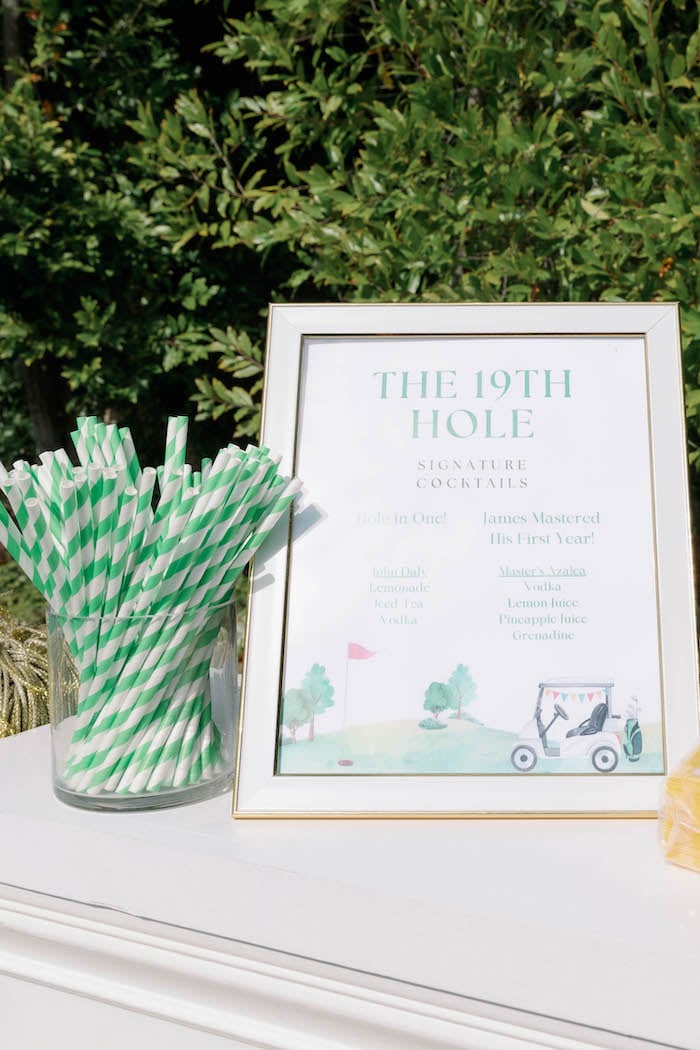 Kara's Party Ideas Golf Themed 1st Birthday | Kara's Party Ideas