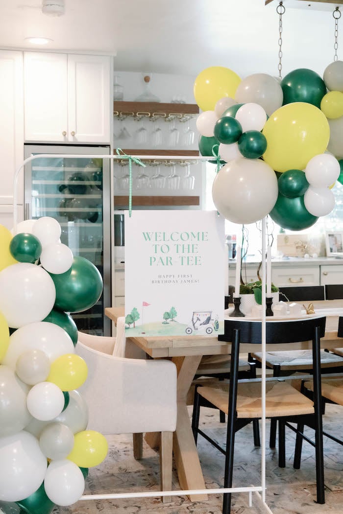 Kara's Party Ideas Golf Themed 1st Birthday | Kara's Party Ideas