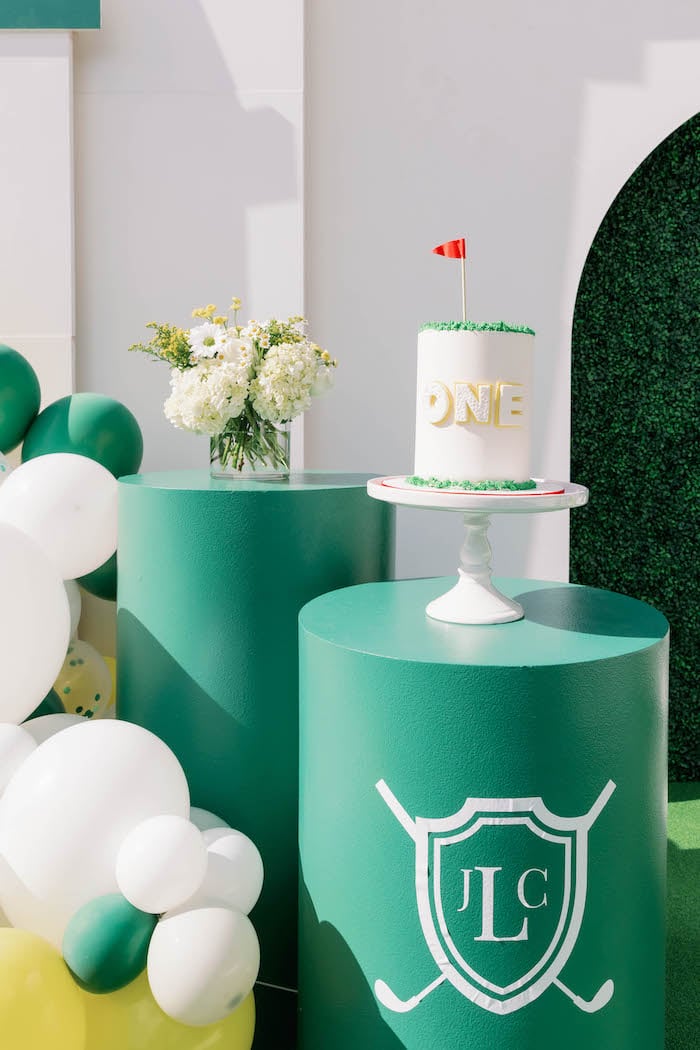 Kara's Party Ideas Golf Themed 1st Birthday | Kara's Party Ideas