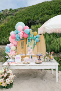 Kara's Party Ideas Groovy 10th Birthday Beach Party | Kara's Party Ideas