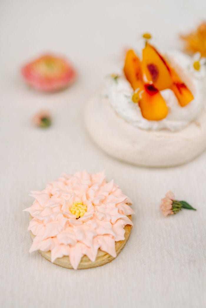 Kara's Party Ideas Sweet Peach Themed Dinner Party | Kara's Party Ideas