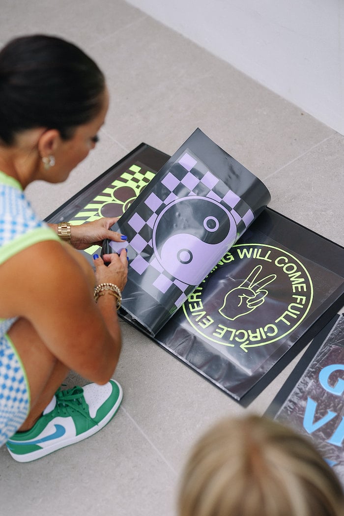 Kara's Party Ideas Groovy Pool Party | Kara's Party Ideas