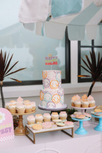 Kara's Party Ideas Groovy Pool Party | Kara's Party Ideas