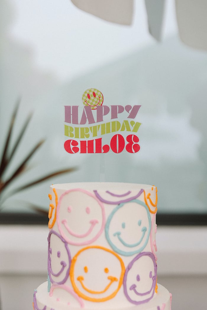 Kara's Party Ideas Groovy Pool Party | Kara's Party Ideas