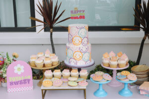 Kara's Party Ideas Groovy Pool Party | Kara's Party Ideas