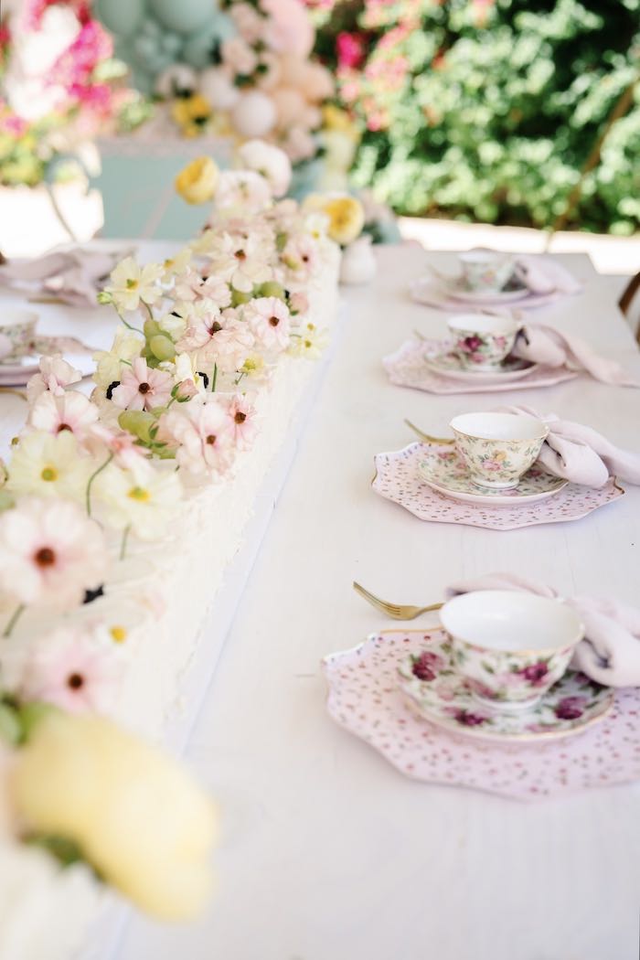 Kara's Party Ideas Tea For Three Birthday Party | Kara's Party Ideas