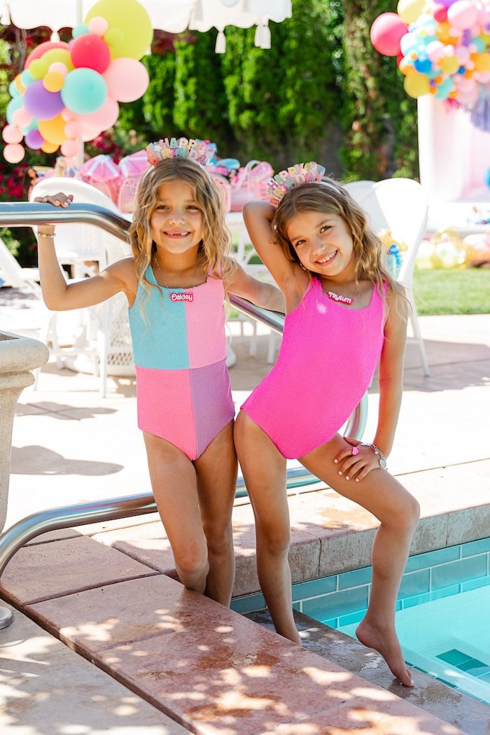 Karas Party Ideas Barbie Pool Party