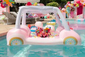 Kara's Party Ideas Barbie Pool Party