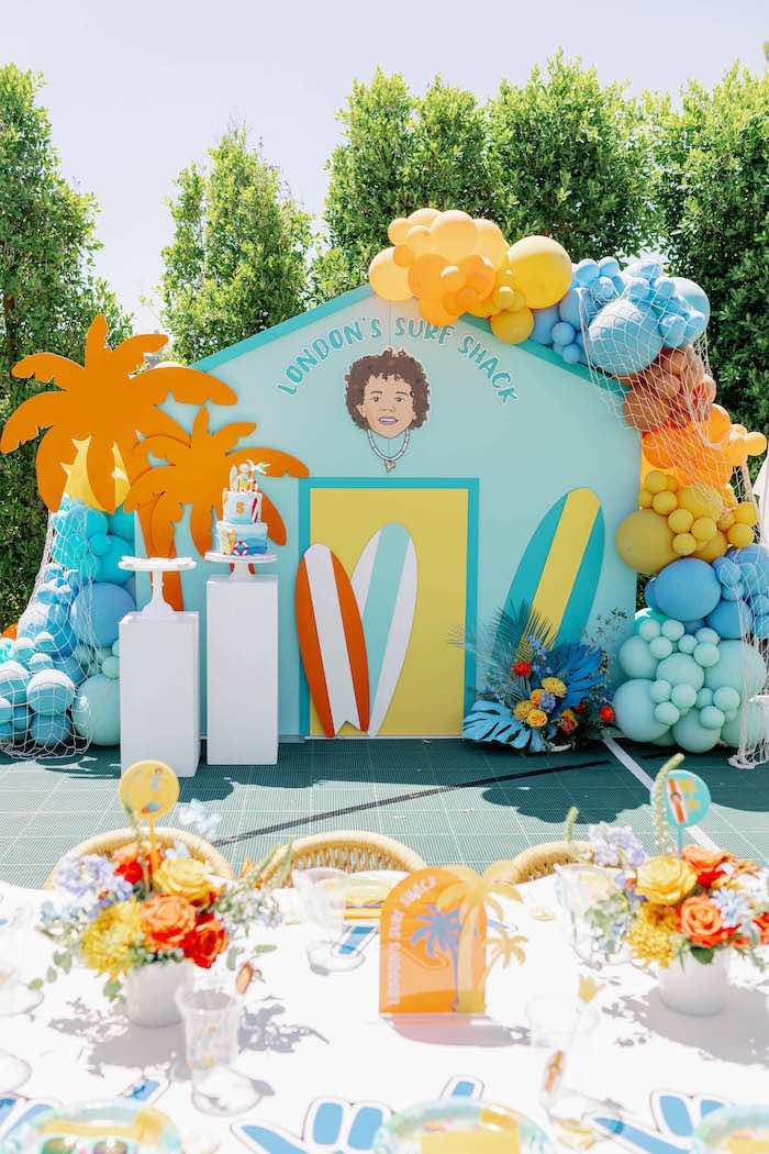 Kara's Party Ideas Surf Shack Birthday Party | Kara's Party Ideas