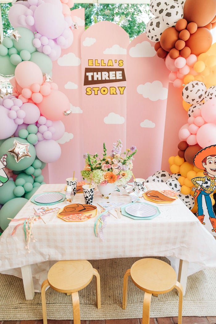 Kara's Party Ideas Girly Toy Story Party | Kara's Party Ideas