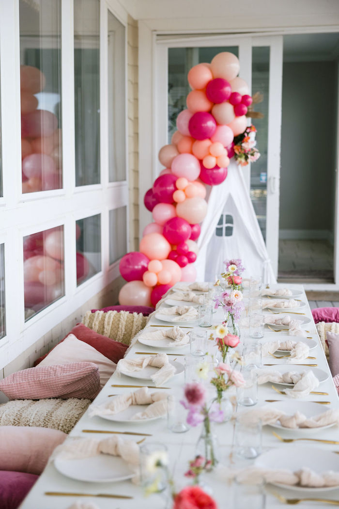 Kara's Party Ideas Seaside Cinema 17th Birthday Party | Kara's Party Ideas