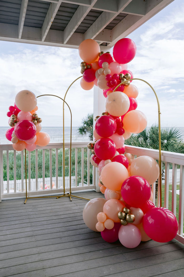 Kara's Party Ideas Seaside Cinema 17th Birthday Party | Kara's Party Ideas
