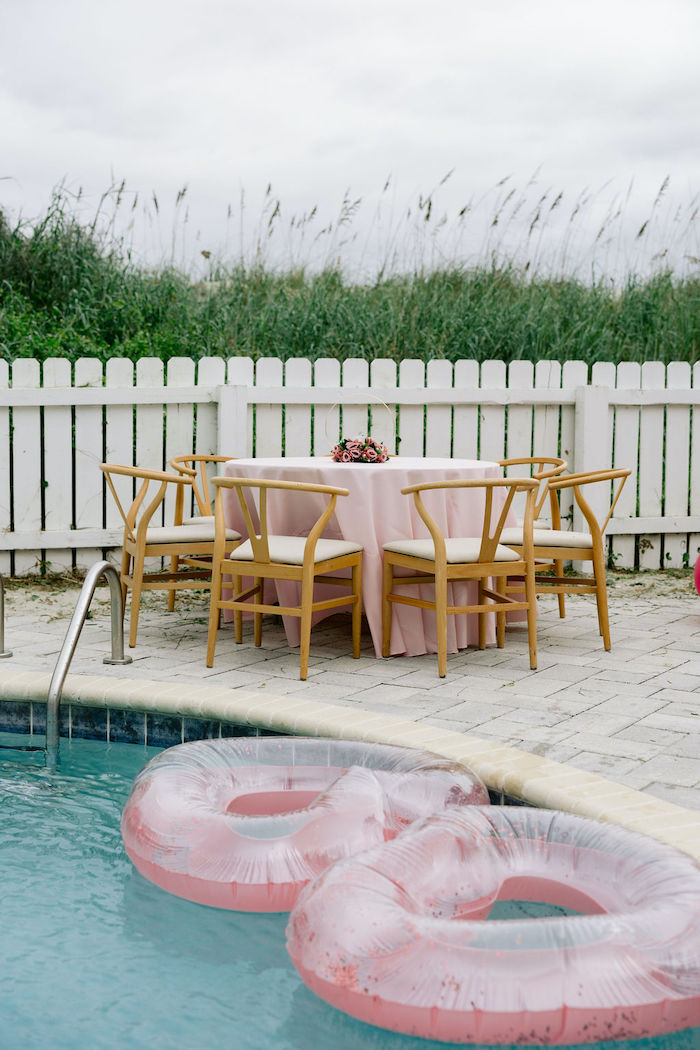 Kara's Party Ideas Seaside Cinema 17th Birthday Party | Kara's Party Ideas