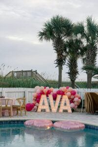 Kara's Party Ideas Seaside Cinema 17th Birthday Party | Kara's Party Ideas