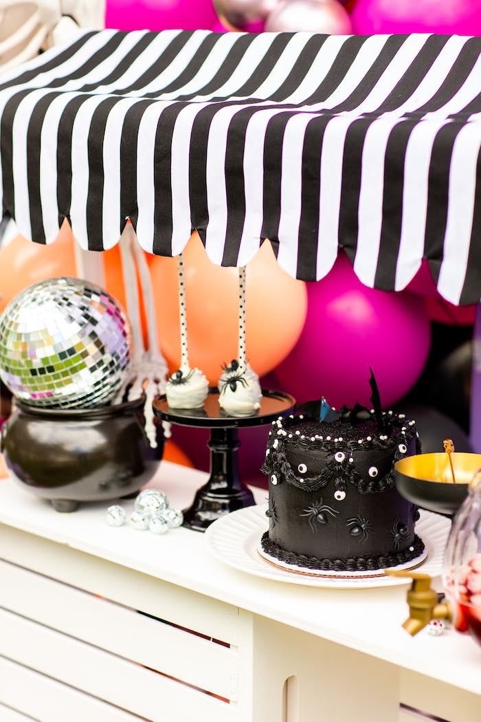Kara's Party Ideas Spooky Skeletons Birthday Brunch Party | Kara's ...