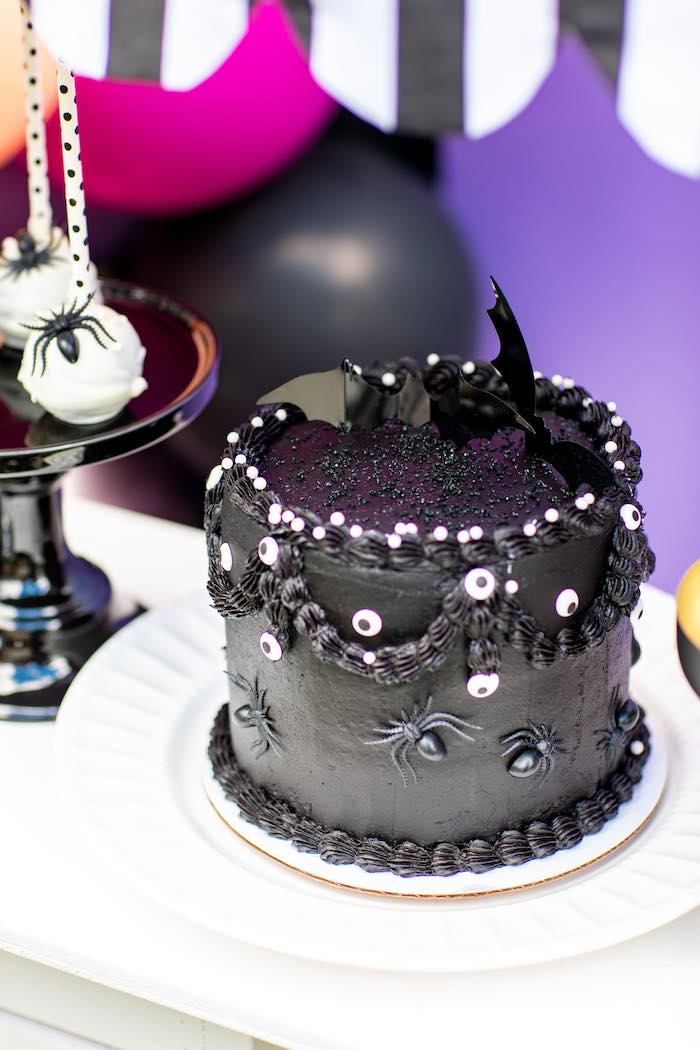 Kara's Party Ideas Spooky Skeletons Birthday Brunch Party | Kara's ...