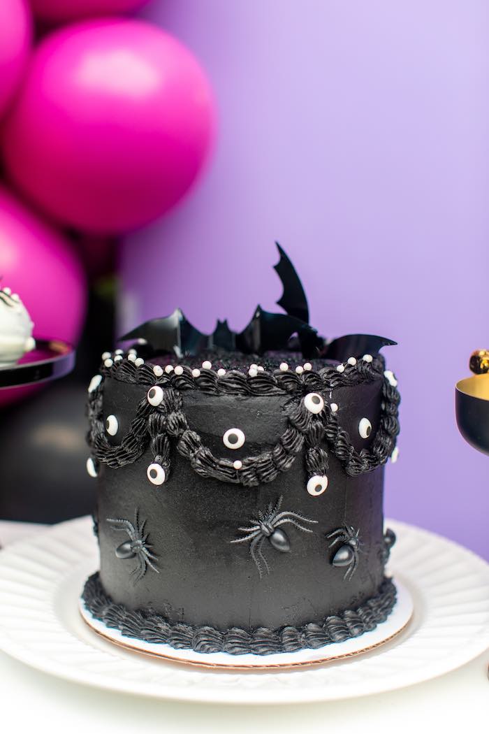 Kara's Party Ideas Spooky Skeletons Birthday Brunch Party | Kara's ...
