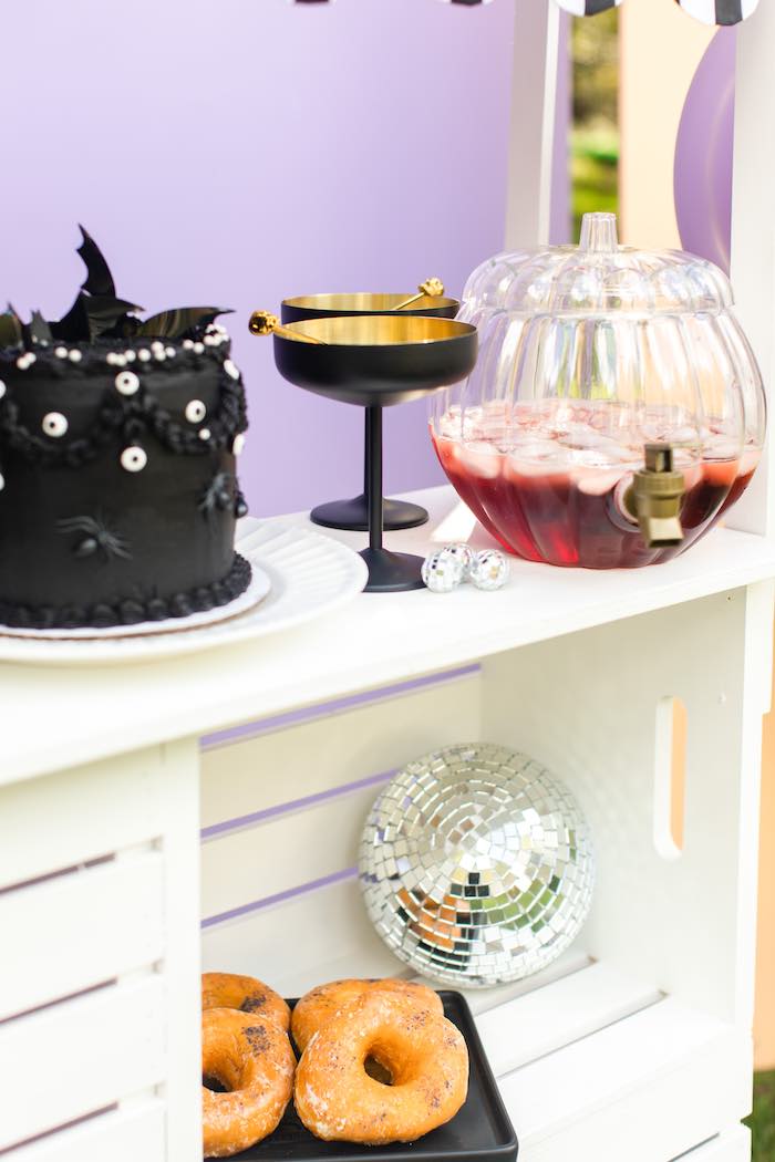 Kara's Party Ideas Spooky Skeletons Birthday Brunch Party | Kara's ...