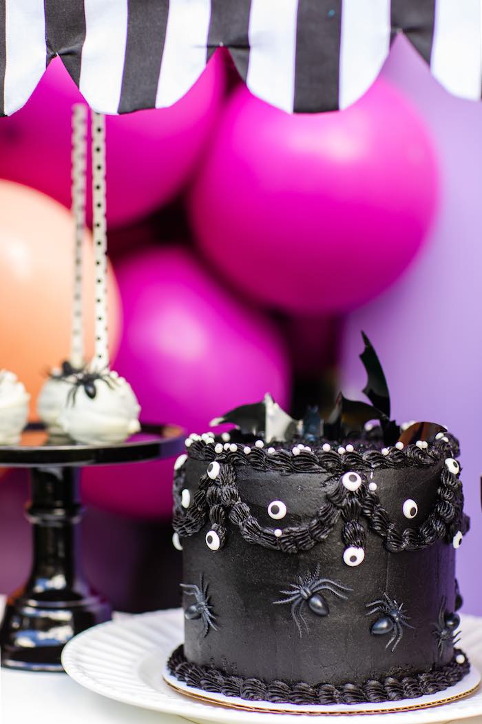 Kara's Party Ideas Spooky Skeletons Birthday Brunch Party | Kara's ...