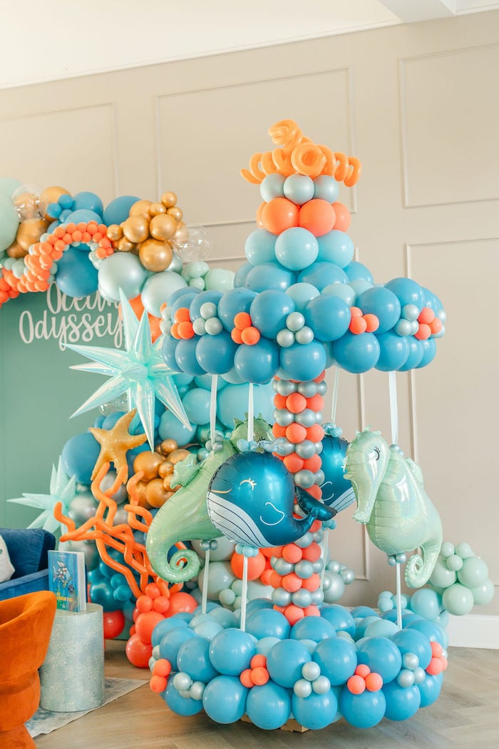 Kara's Party Ideas Ocean Odyssey Party | Kara's Party Ideas