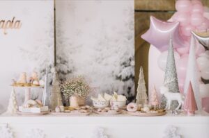 Kara's Party Ideas Pink Christmas | Kara's Party Ideas