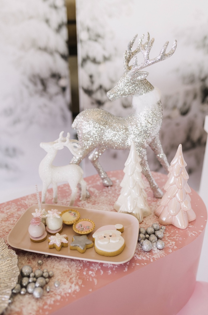 Kara's Party Ideas Pink Christmas | Kara's Party Ideas