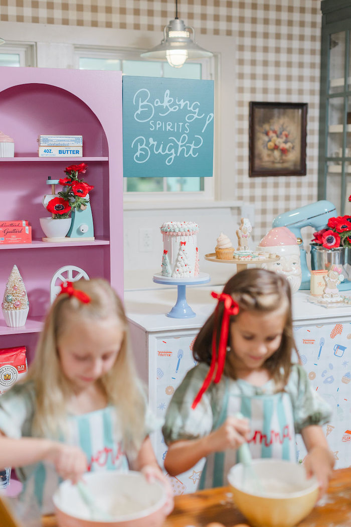 Kara's Party Ideas Baking Spirits Bright Christmas Party | Kara's Party ...