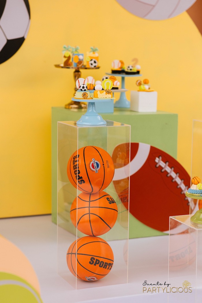 Kara's Party Ideas Born 2 Ball 2nd Birthday Party | Kara's Party Ideas